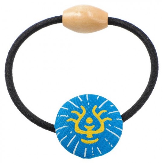 Button Style Hair Band Volucite Crystal - Castle in the Sky