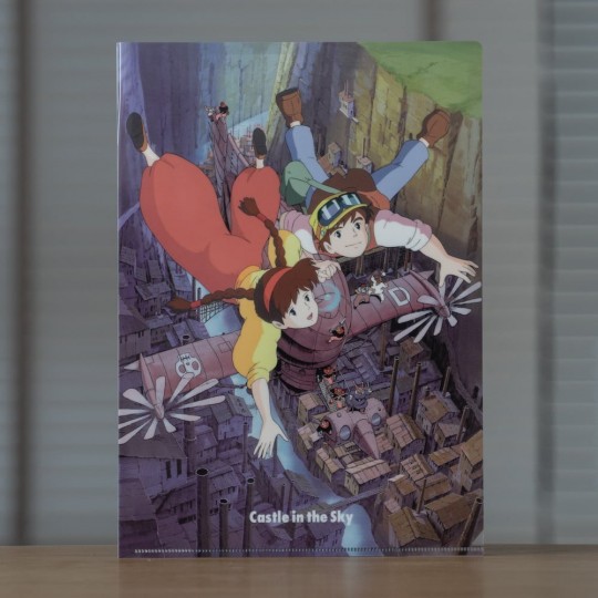 A4 Size Clear Folder Power of Volucite crystal - Castle in the Sky