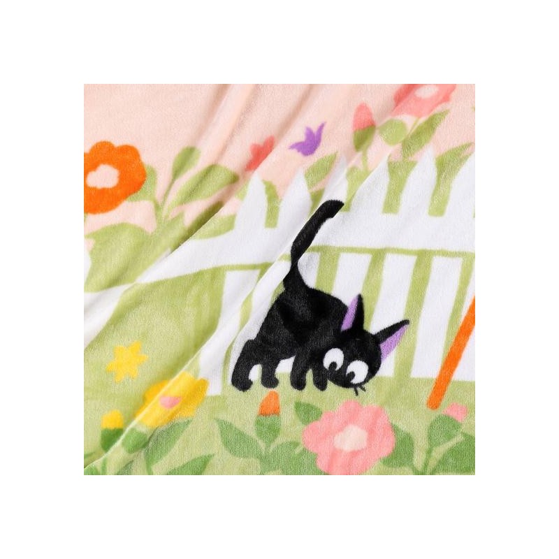 Blanket Jiji & Lily Strawberry arch 80x150 cm - My Neighbor Blanket Jiji & Lily Strawberry arch 80x150 cm - My Neighbor