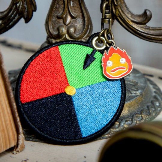Embroidery Keychain Magic colour disc - Howl's Moving Castle