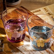 Decorated glass Marco & Fio - Porco Rosso