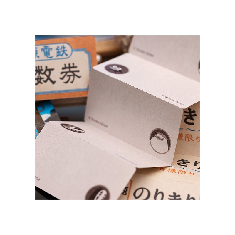 Chihiro Mini Notepad Block Train Ticket - Spirited Away