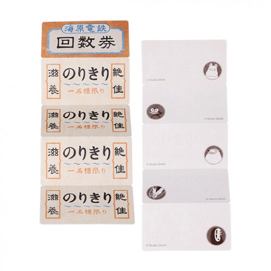 Chihiro Mini Notepad Block Train Ticket - Spirited Away