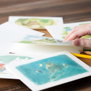 Watercolour Greeting cards 24 x 15,8 cm Chihiro - Spirited Away