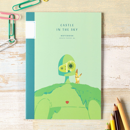 Carnet de notes B6 Robot - Le Château dans le ciel