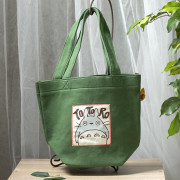 Tote bag Totoro Autumn Green - My Neighbor Totoro