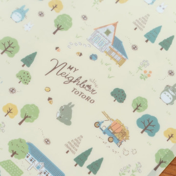 A4 Size Clear Folder Totoro Forest deep colour - My Neighbor Totoro