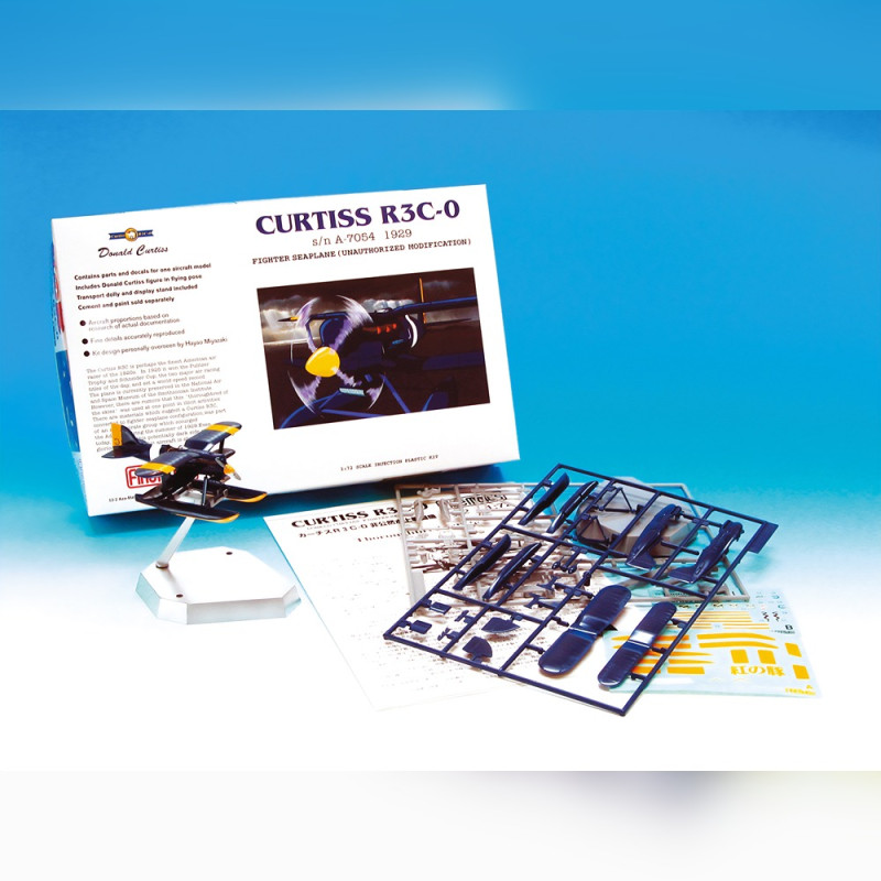 Model Kit Curtiss R3C-0 Seaplane Prototype 1/72 - Porco Rosso